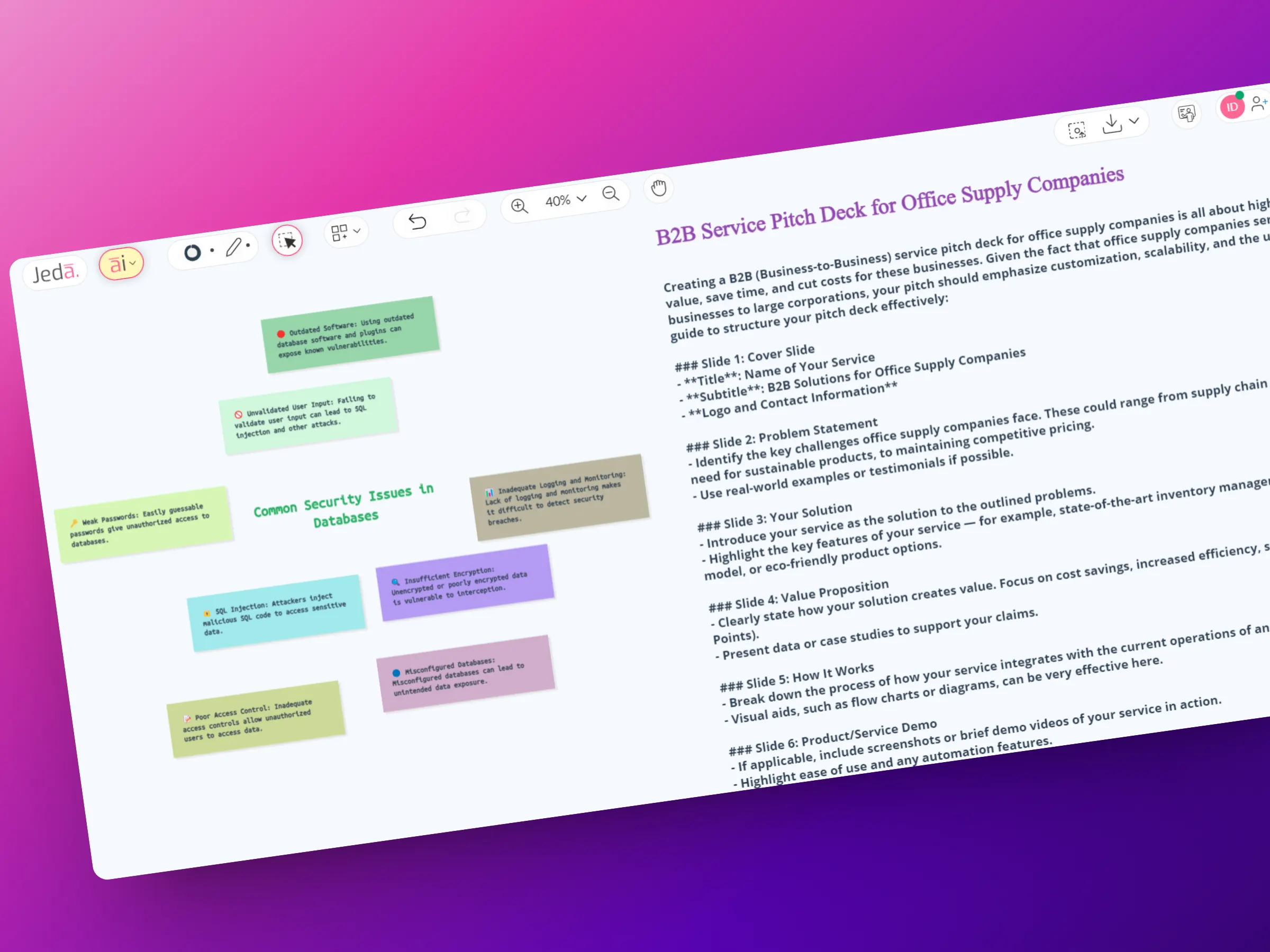 Generative AI Workspace: Visualize, Collaborate, Innovate — Jeda.ai